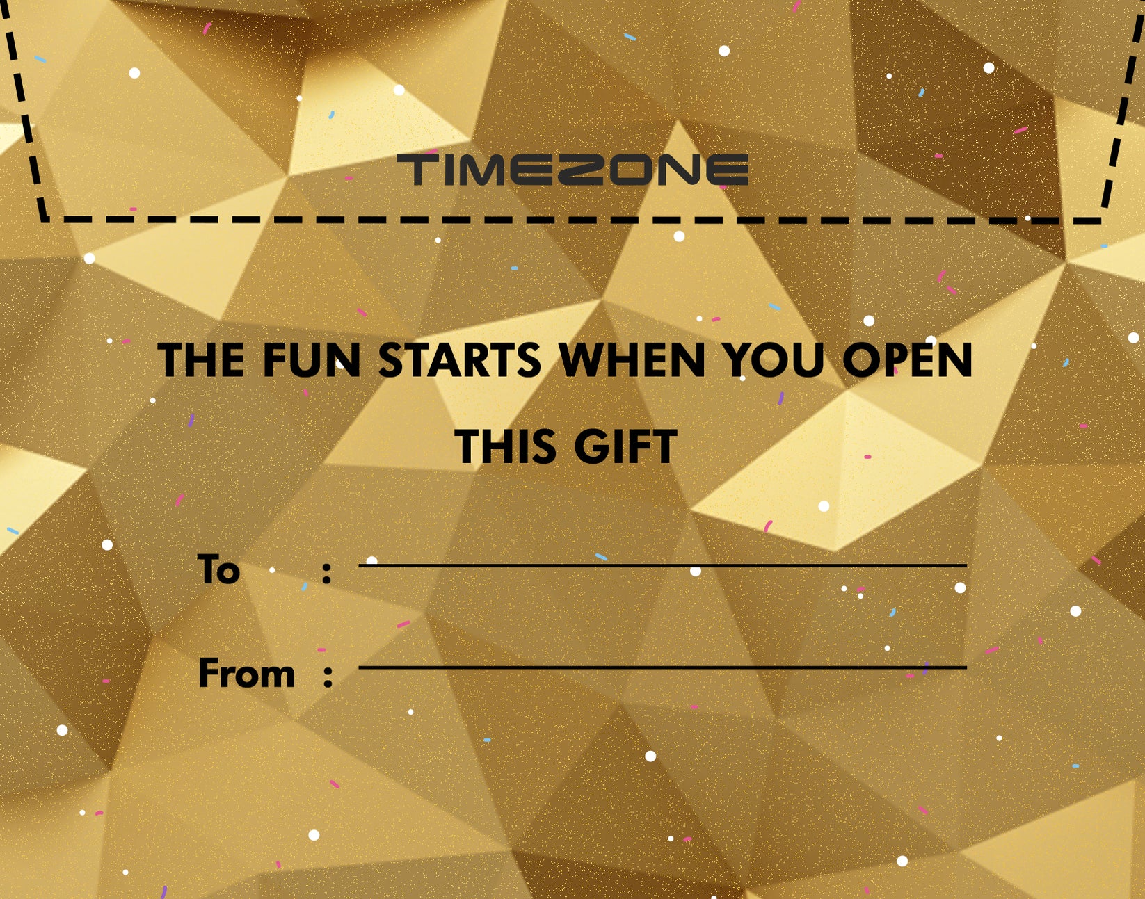 Timezone Gift Card – Timezone Entertainment India